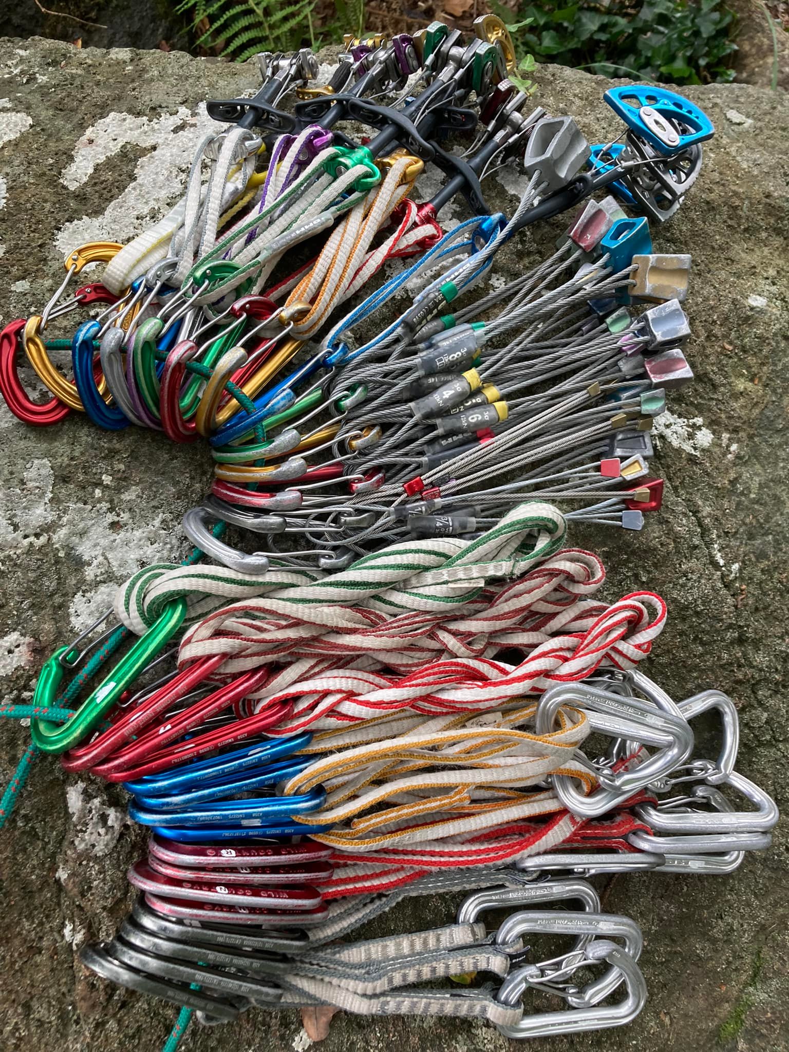 My Trad Climbing Rack